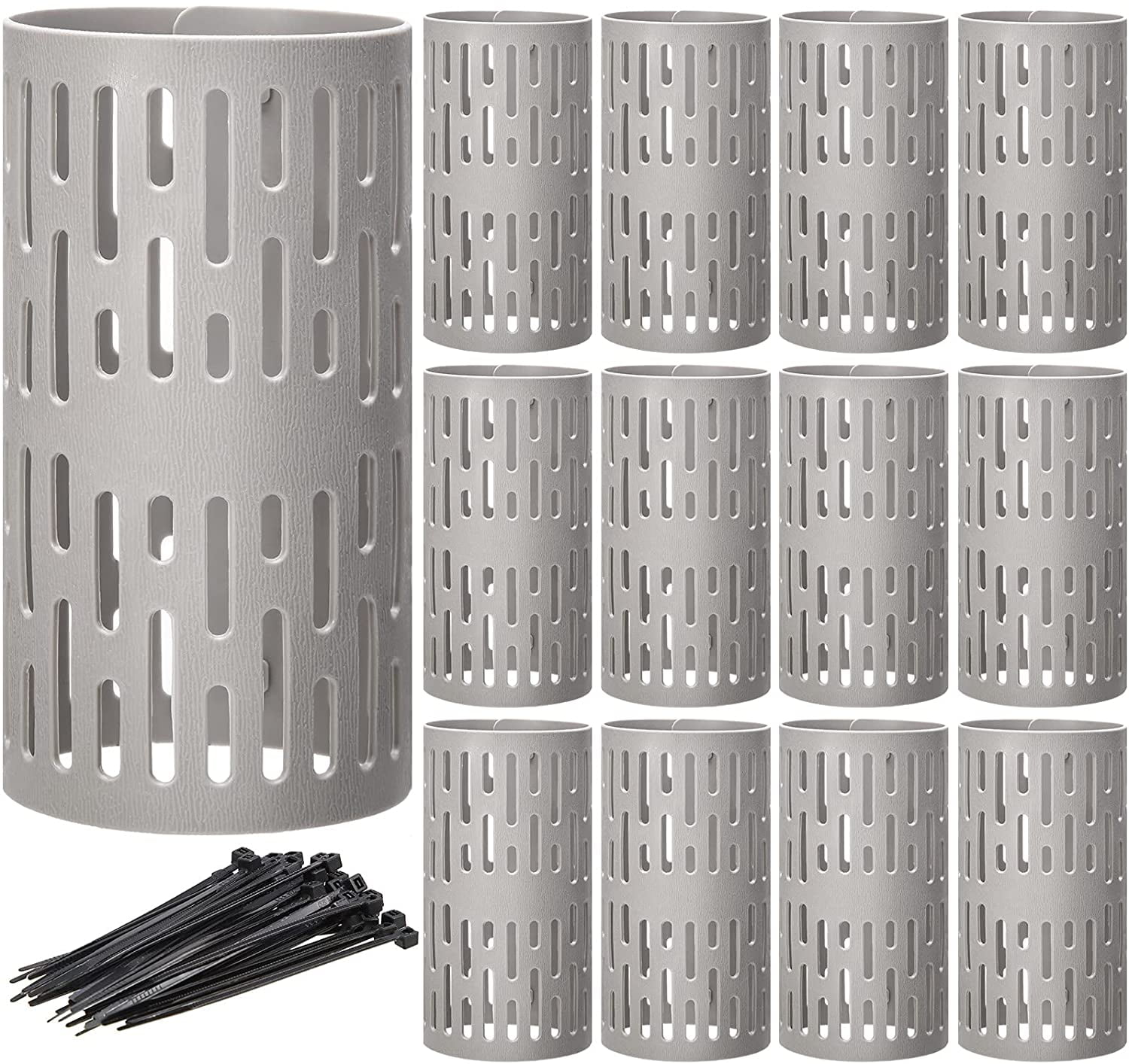 15 Pieces Plastic Tree Trunk Protector Trees Guard Bark Plant ...