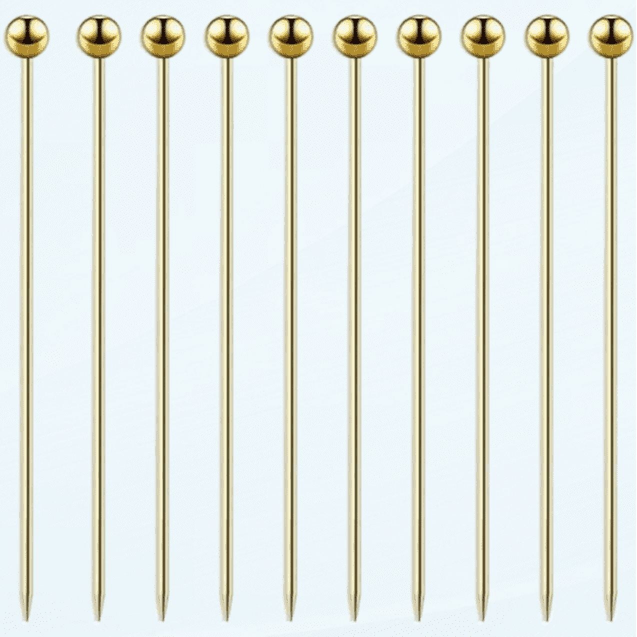 15 Pieces Stainless Steel Cocktail Picks Metal Martini Picks 4.3 inch ...