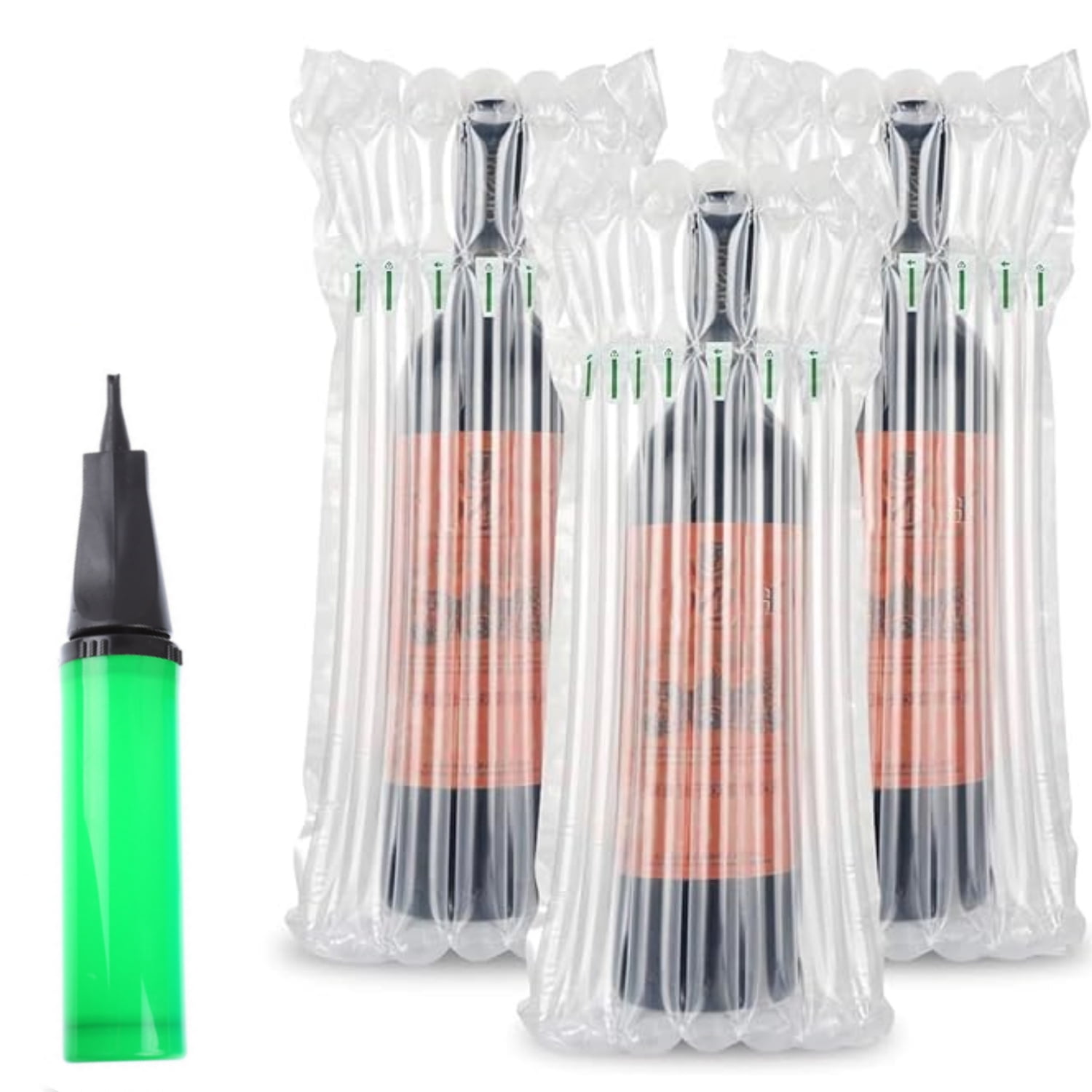 15 Pieces Wine Bottle Travel Protector,Inflatable Air Column Packaging ...