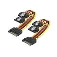 15 Pin SATA Power Y-Splitter Cable 8 Inches - 2 Pack - Walmart.com
