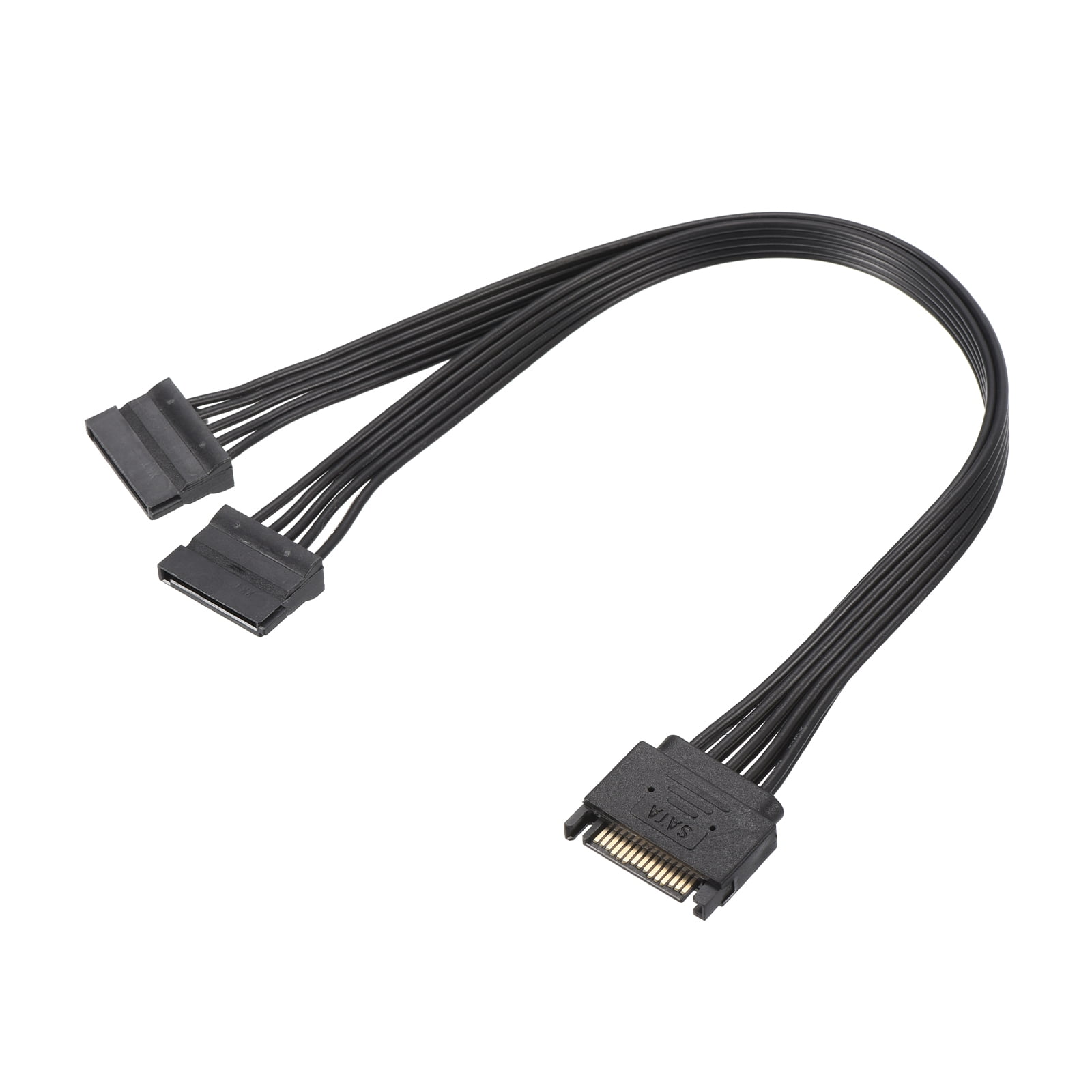 15 Pin Serial ATA Power Cable 1 to 2 Serial Interface Power Extension ...
