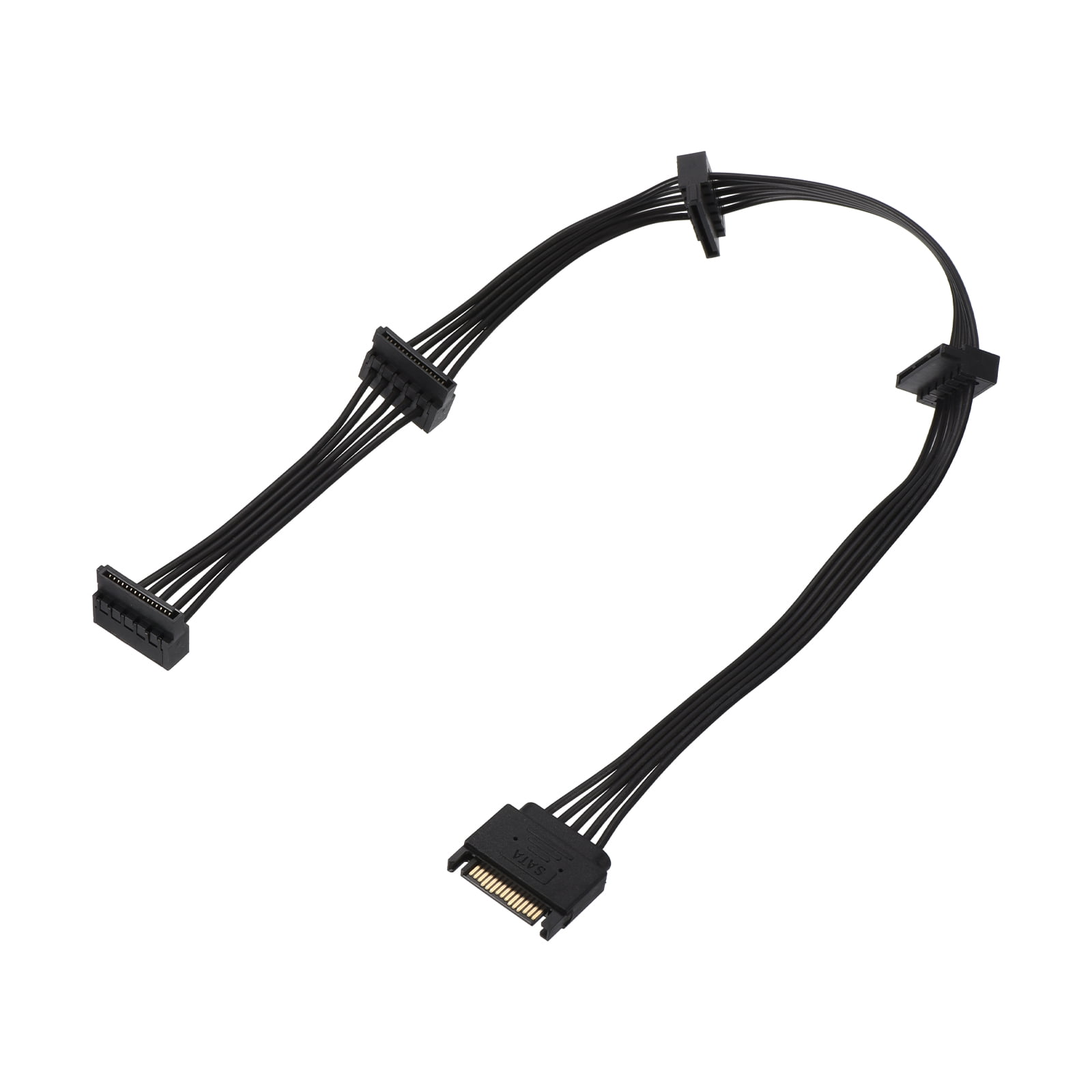 15 Pin Serial ATA Power Cable 1 to 4 Serial Interface Extension Cable ...