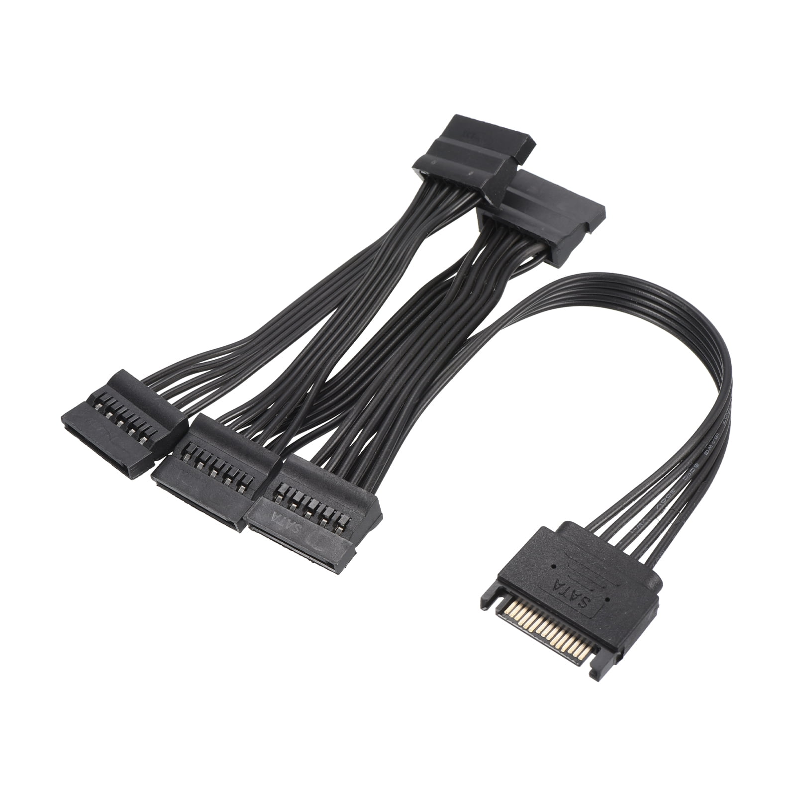 15 Pin Serial ATA Power Cable Bundle 1 to 5 Serial Interface Power ...