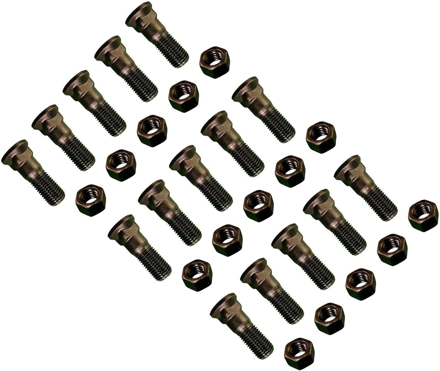 15 - Plow Bolt and Nut for Blades/Cutting Edges - 1-8 X 3 - Grade 8 ...