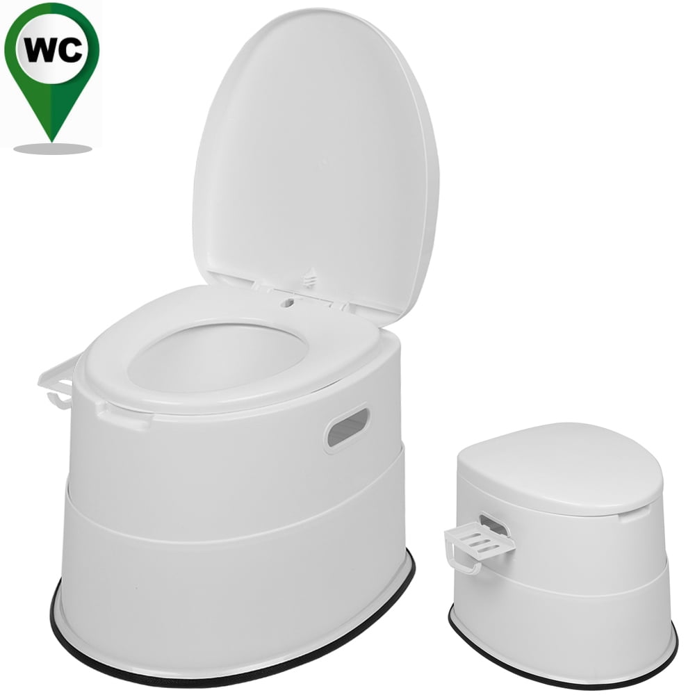 15'' Portable Toilet for Camping, Seizeen Outdoor Portable Potty for ...