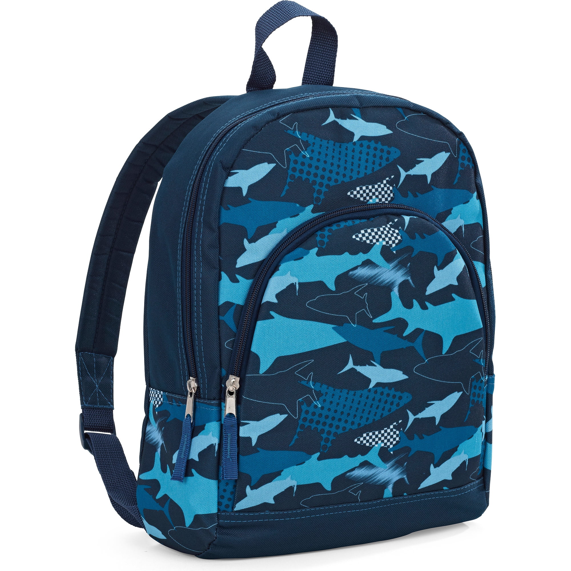 15" Printed Zip Front Pocket Backpack - Walmart.com