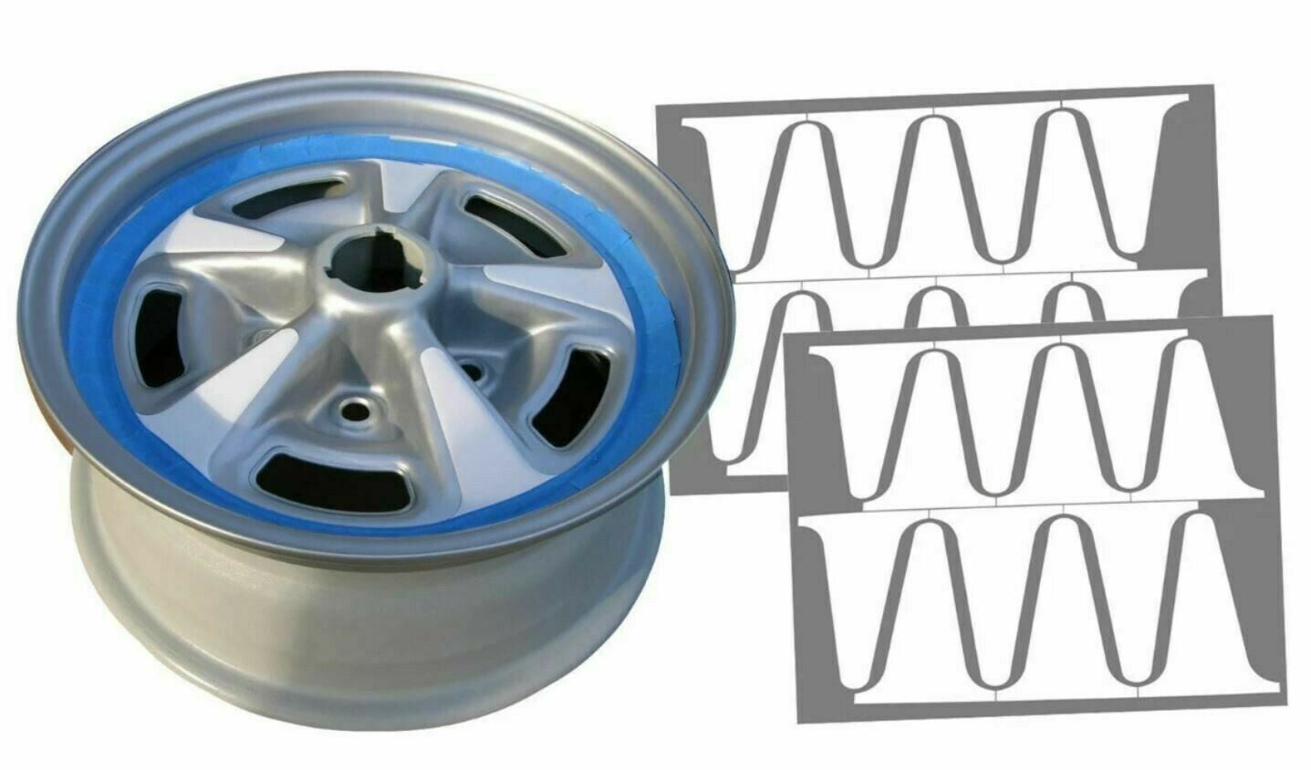 15" Rally II Wheel Mask Set 1967-1981 Firebird Trans Am GTO Lemans ...