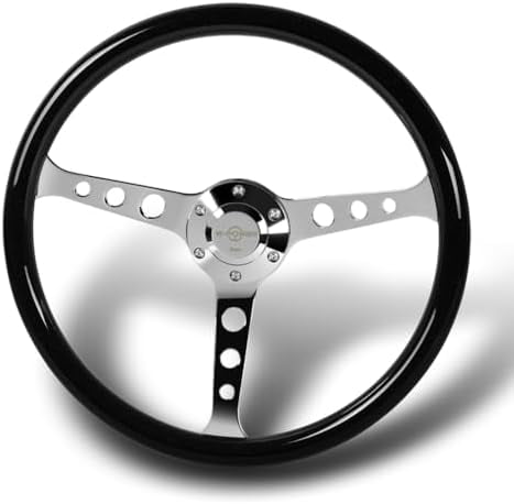 15" Reinforced 380mm 6 Bolt Hole Aluminum Finished Wood Grain Trim ...