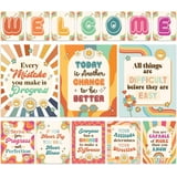 15 Retro-Themed Groovy Posters for Classroom, Matte-Laminated ...