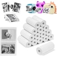 15 Rolls Camera Print Paper Refill, & Inkless Thermal Paper, Compatible ...