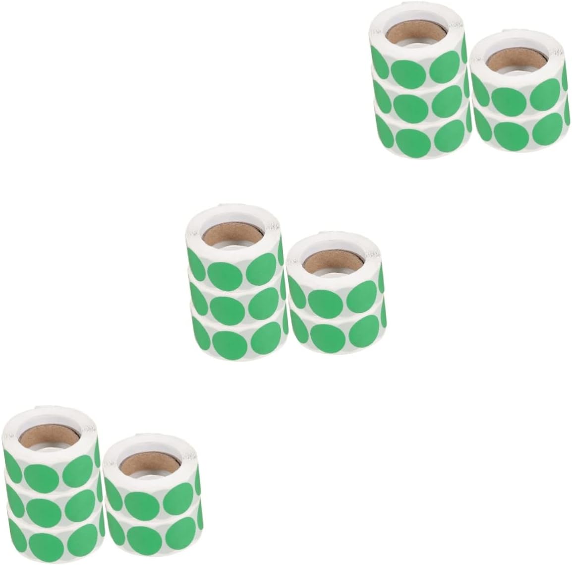 15 Rolls Sticker Label Colored Tabs Circle Stickers Color Stickers ...