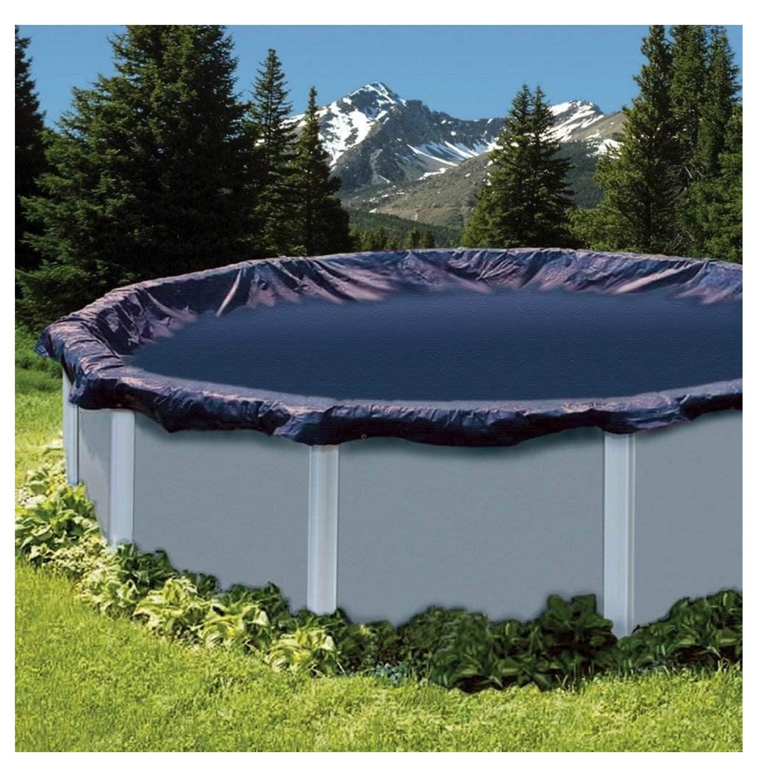 15' Round Above Ground Swimming Pool Leaf Net Top Cover | CO915 ...