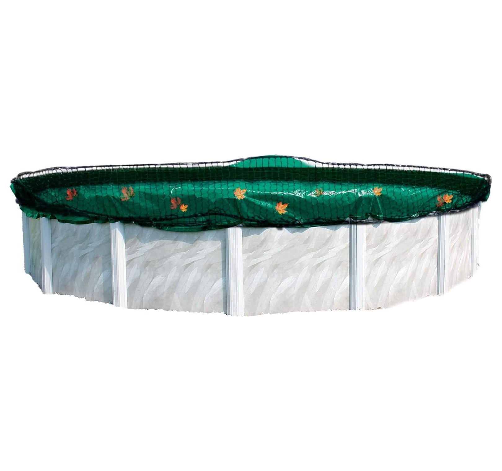 15' Round Leaf Net Cover for Above Ground Swimming Pools - Removes ...