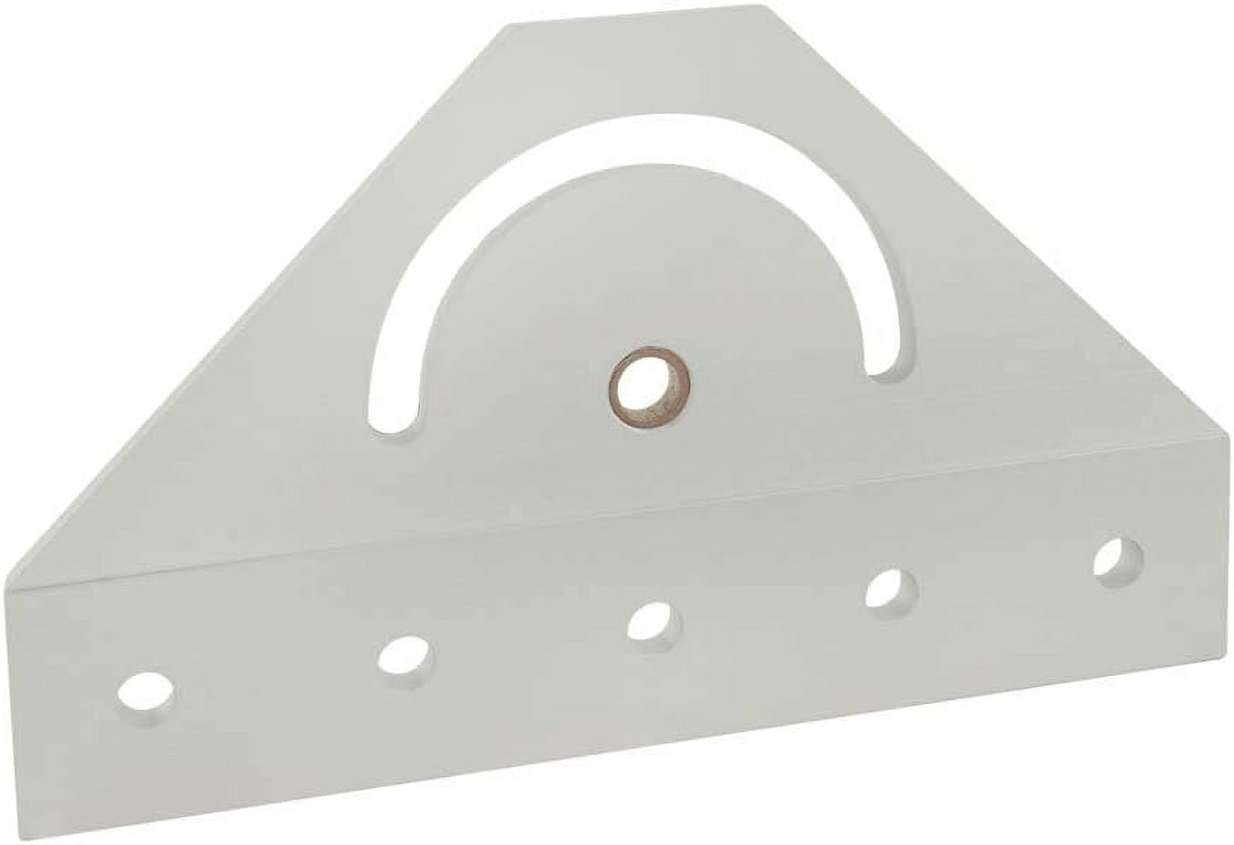 15 Series, 180 Degree Pivot Bracket with Axial , Aluminum, Silver, Wall ...