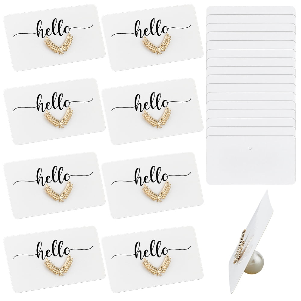 15 Set Decorative Leaf Twig Pearl Place Card Holders Gold Metal Name ...