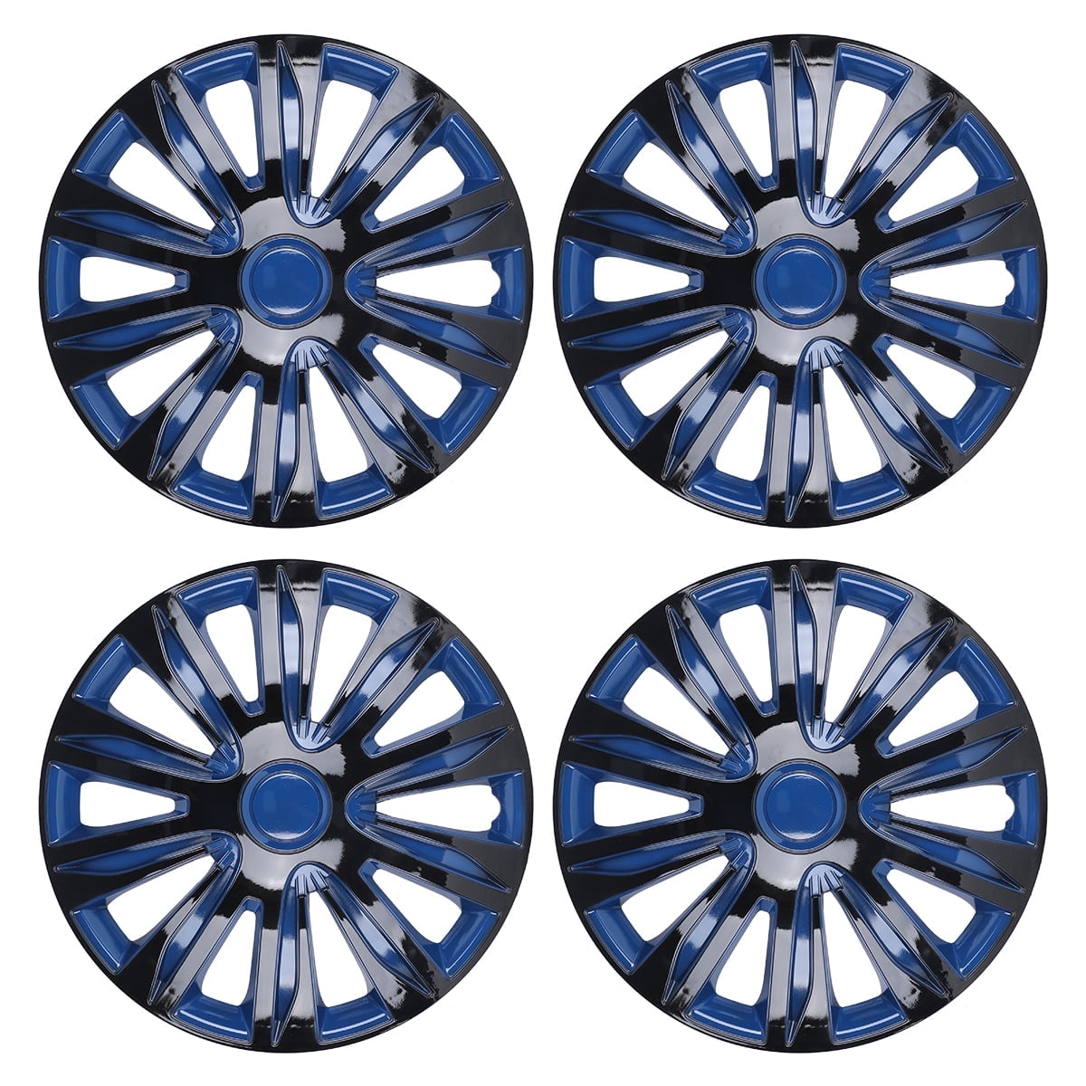 15" Set Of 4 Universal Wheel Rim Cover Hubcaps Snap On Hubcaps Full Hub ...