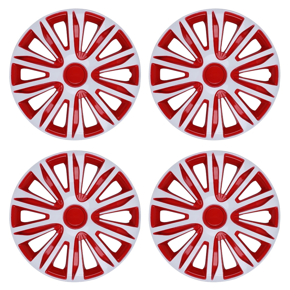 15" Set Of 4 Universal Wheel Rim Cover Hubcaps Snap On Hubcaps Full Hub ...