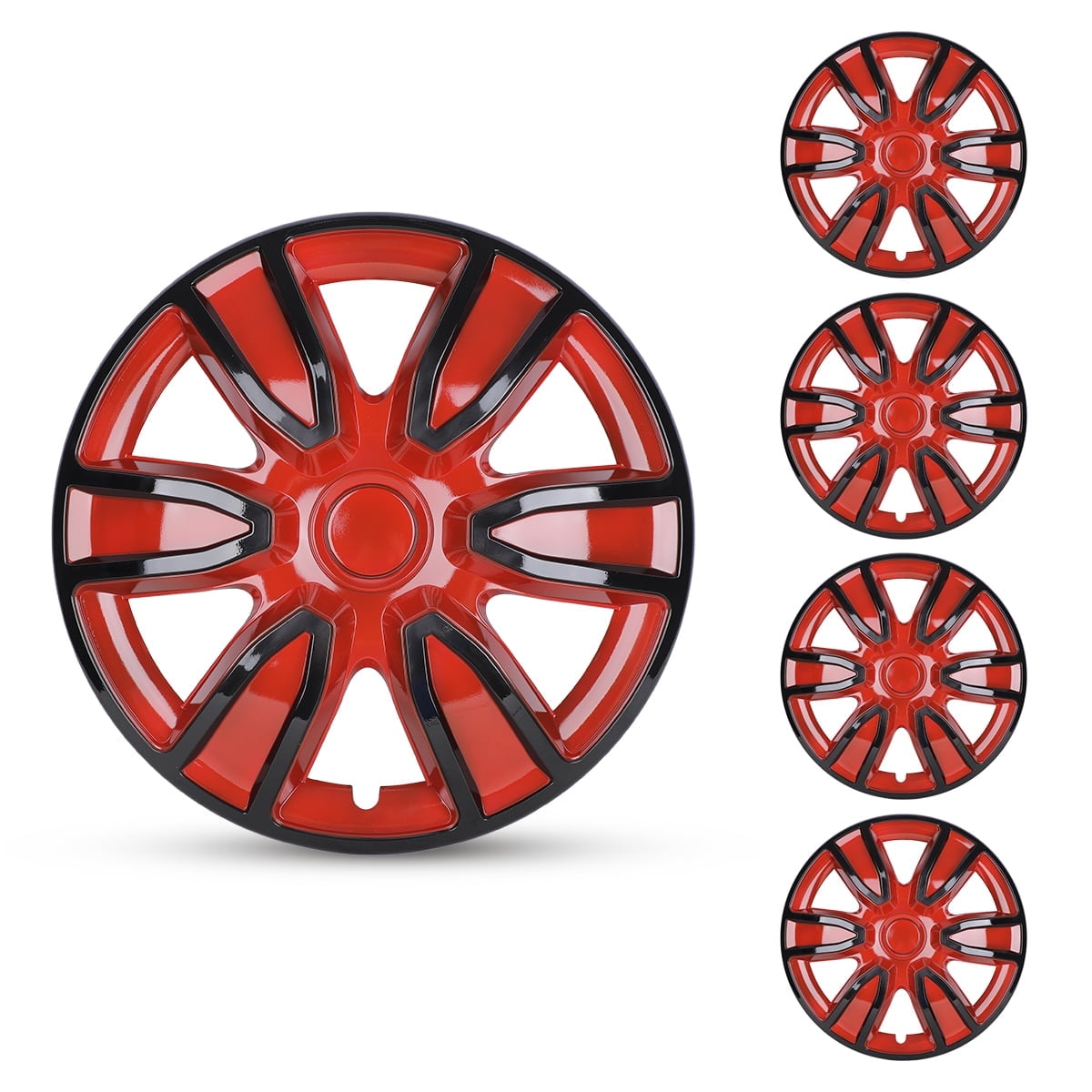 15" Set of 4 Wheel Covers Snap on Hubcaps Full Hub Caps Fit R15 Tire ...