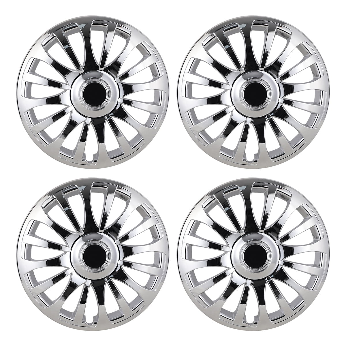 15" Set of 4 Wheel Covers Snap on Hubcaps Full Hub Caps Fit R15 Tire ...