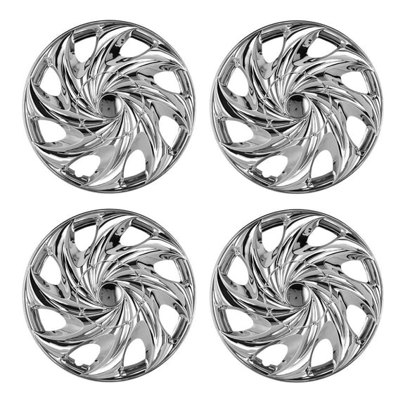 15" Set of 4 Wheel Covers Snap on Hubcaps Full Hub Caps Fit Snap on Car ...