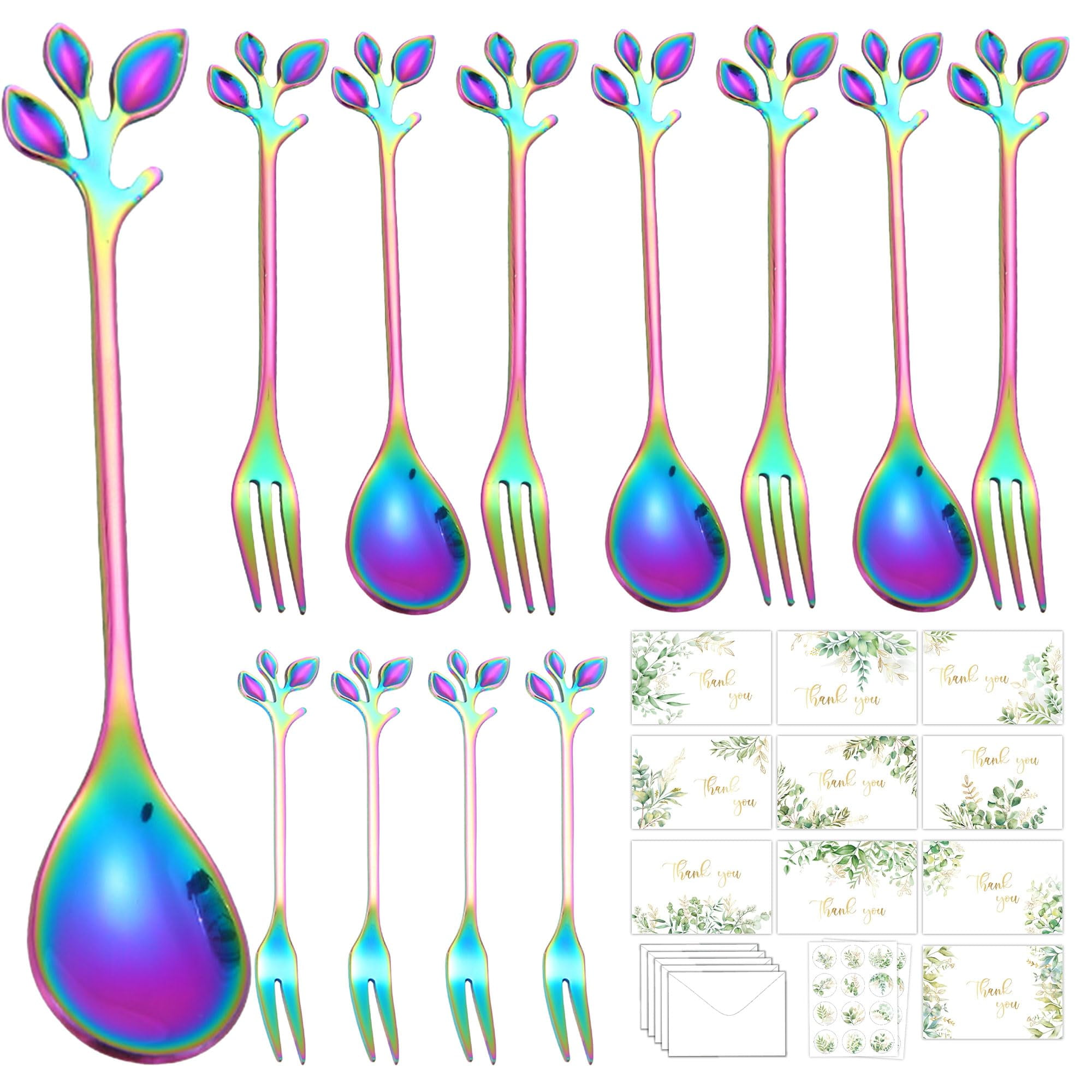 15 Sets Bridal Shower Tea Party Favors Two types of forks Spoon with ...