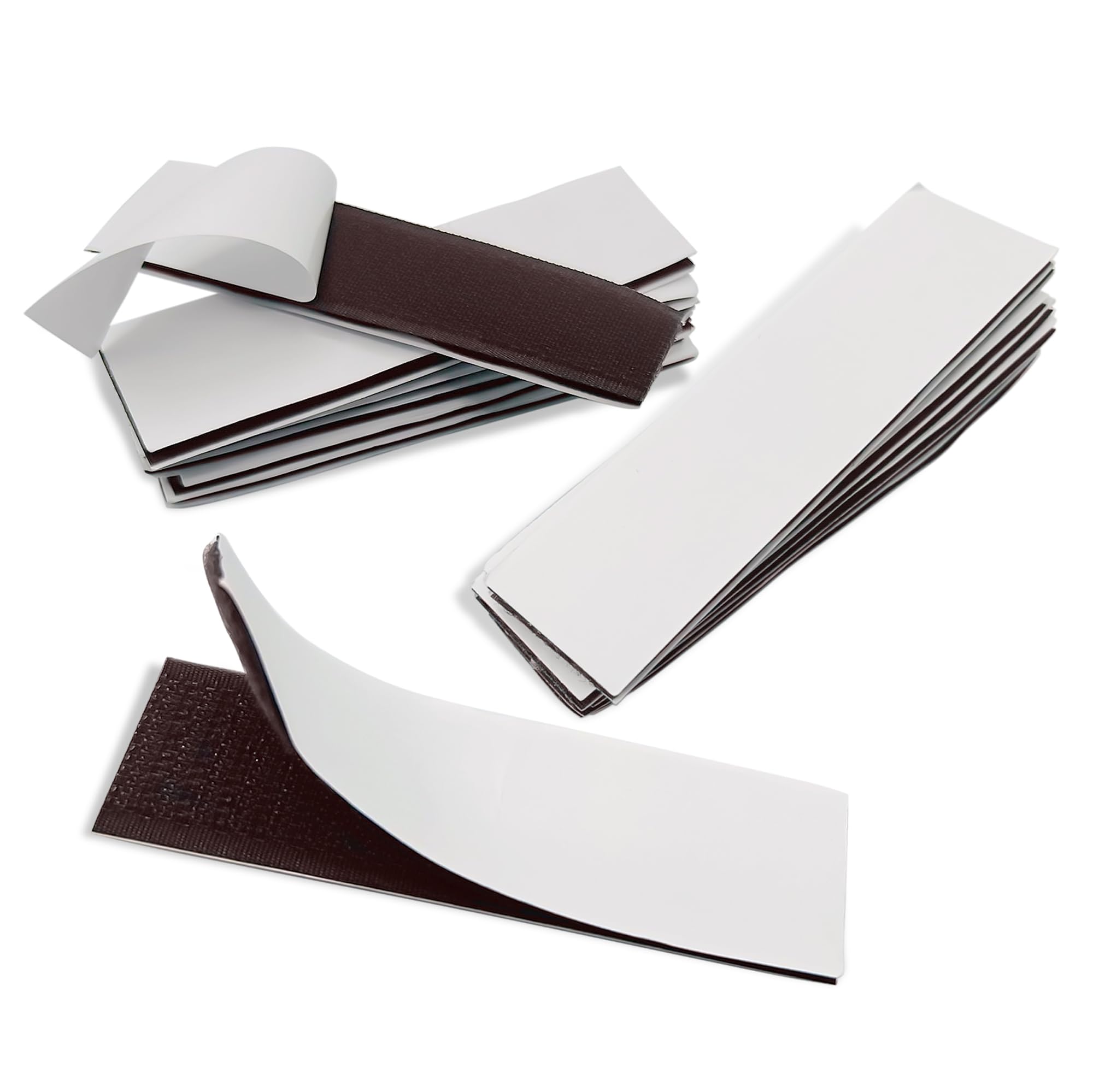 15 Sets Brown Hook and Loop Strips with Adhesive 1 inch Width Strong ...