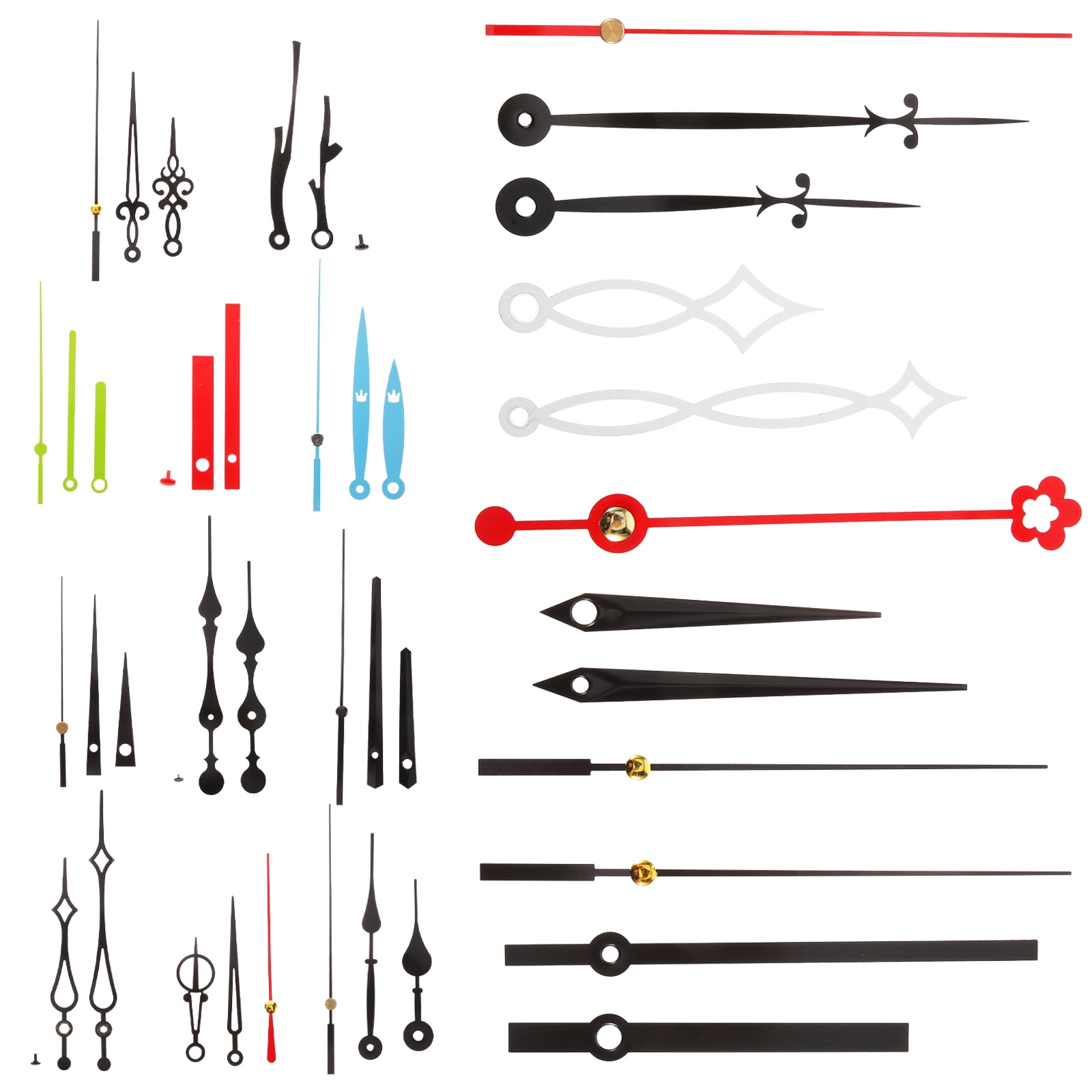 15 Sets Powered Watch Accessories Set Wall Clock Movement Work 20.7x1 ...