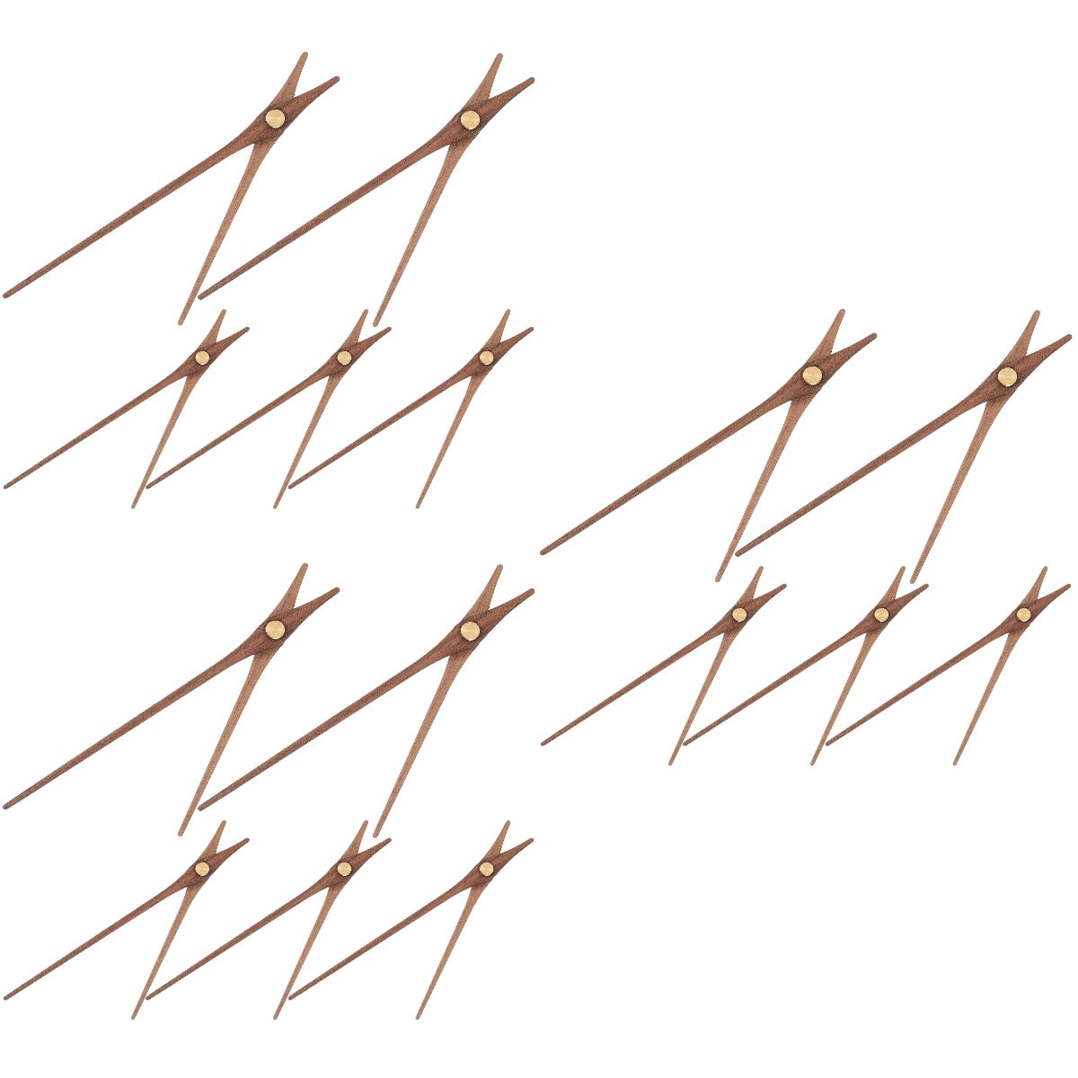 15 Sets Wooden Clock Pointers Replacement Wall Clock Clock Accessories ...