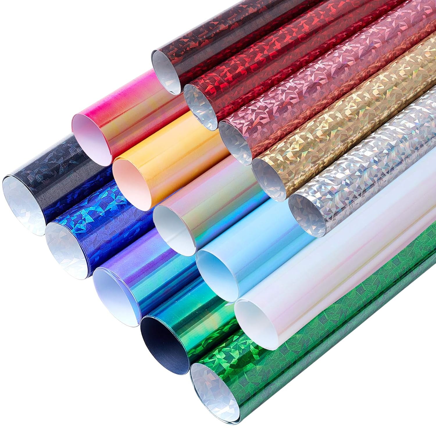 15 Sheet Heat Transfer Vinyl 10 x 11 Inch Iron on Vinyl 15 Assorted Colors HTV Vinyls Heat ...