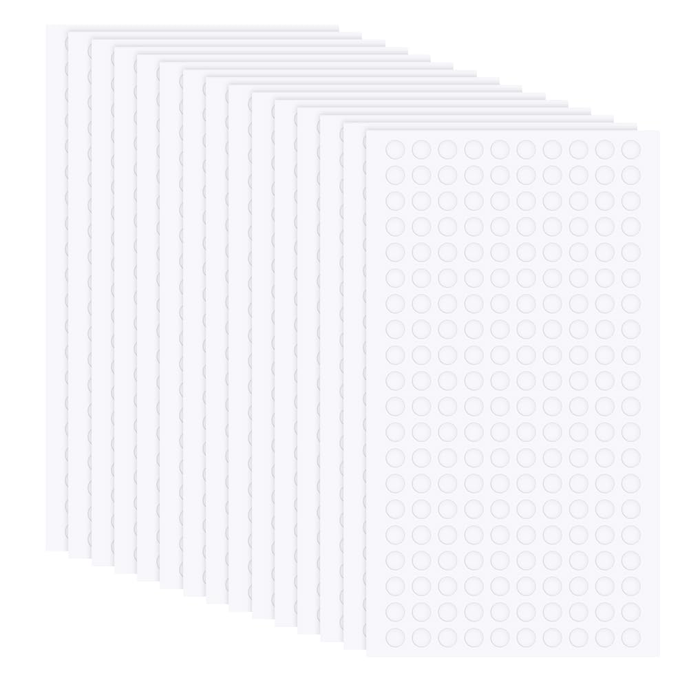 15 Sheets 3000pcs Foam Dots 6mm/0.24" Dual-Adhesive 3D Pop Foam Tape ...