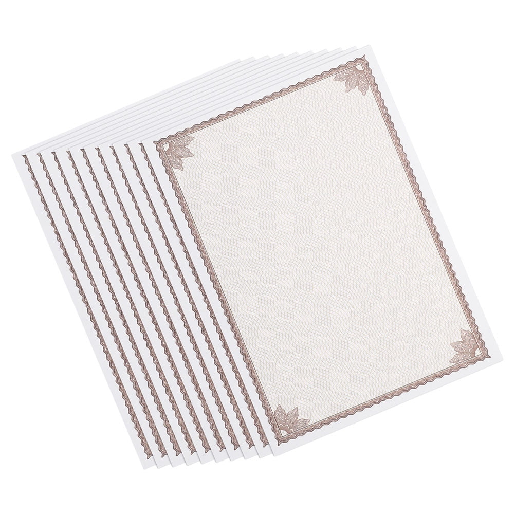 15 Sheets Blank Certificate Paper Awards Paper A4 Diploma Paper Sheets ...