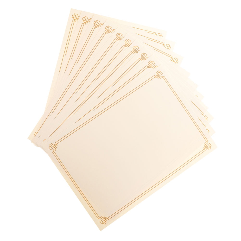 Homoyoyo Blank Certificate Paper Smooth Textured for Versatile DIY ...