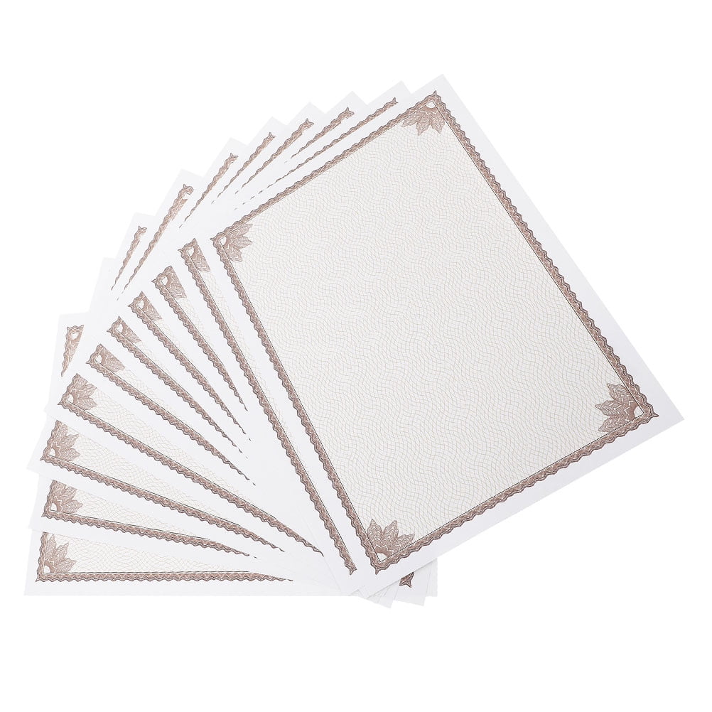 15 Sheets Fluorescent Paper Neon Lights Certificate - Walmart.com