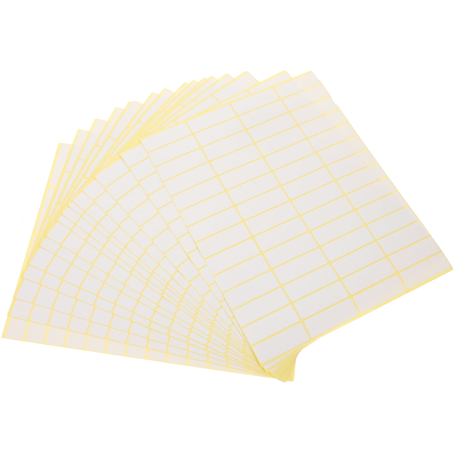 15 Sheets Label Price Tag Sticker Office 3.80X1.30X0.10CM White ...