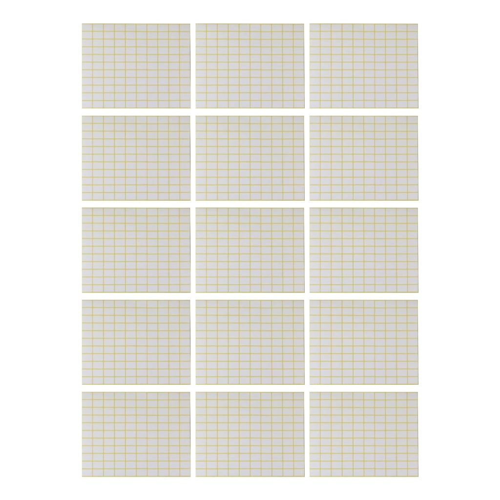 15 Sheets White Labels Sticker Small Blank Sticker for Envelopes File ...