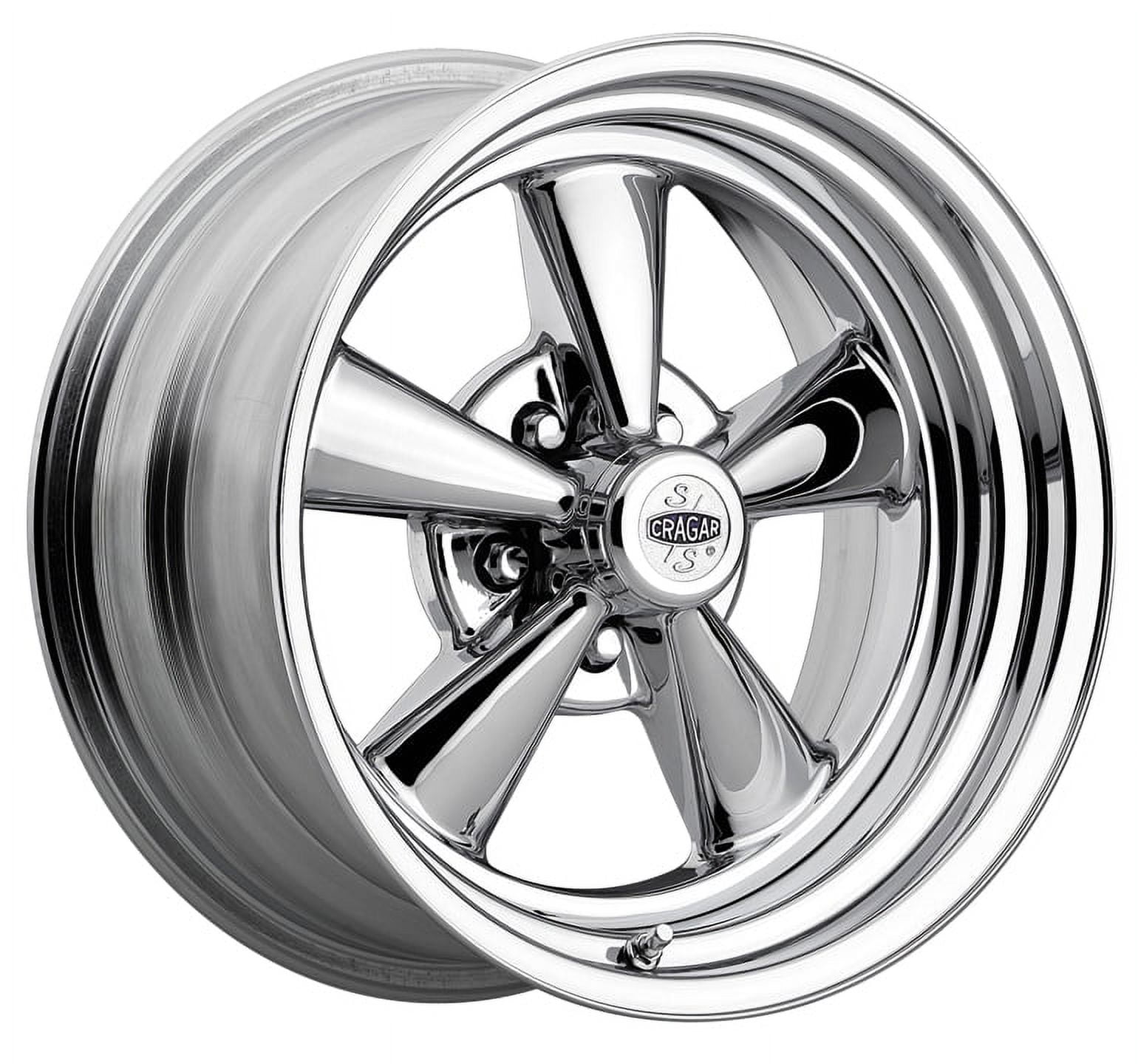 15" Silver 61C-S/S Super Sport Wheel by Cragar 61C5451220 - Walmart.com