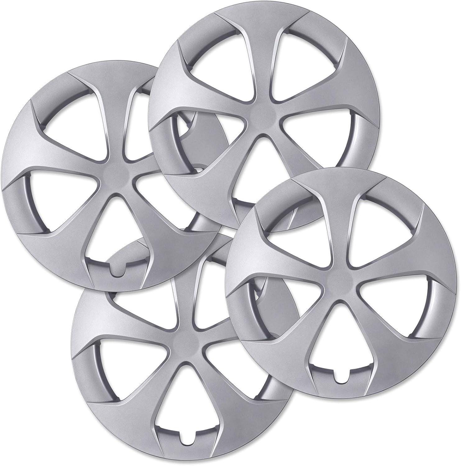 15" Silver Lacquer Hubcaps for Toyota Prius 2010 2011 2012 2013 2014 ...