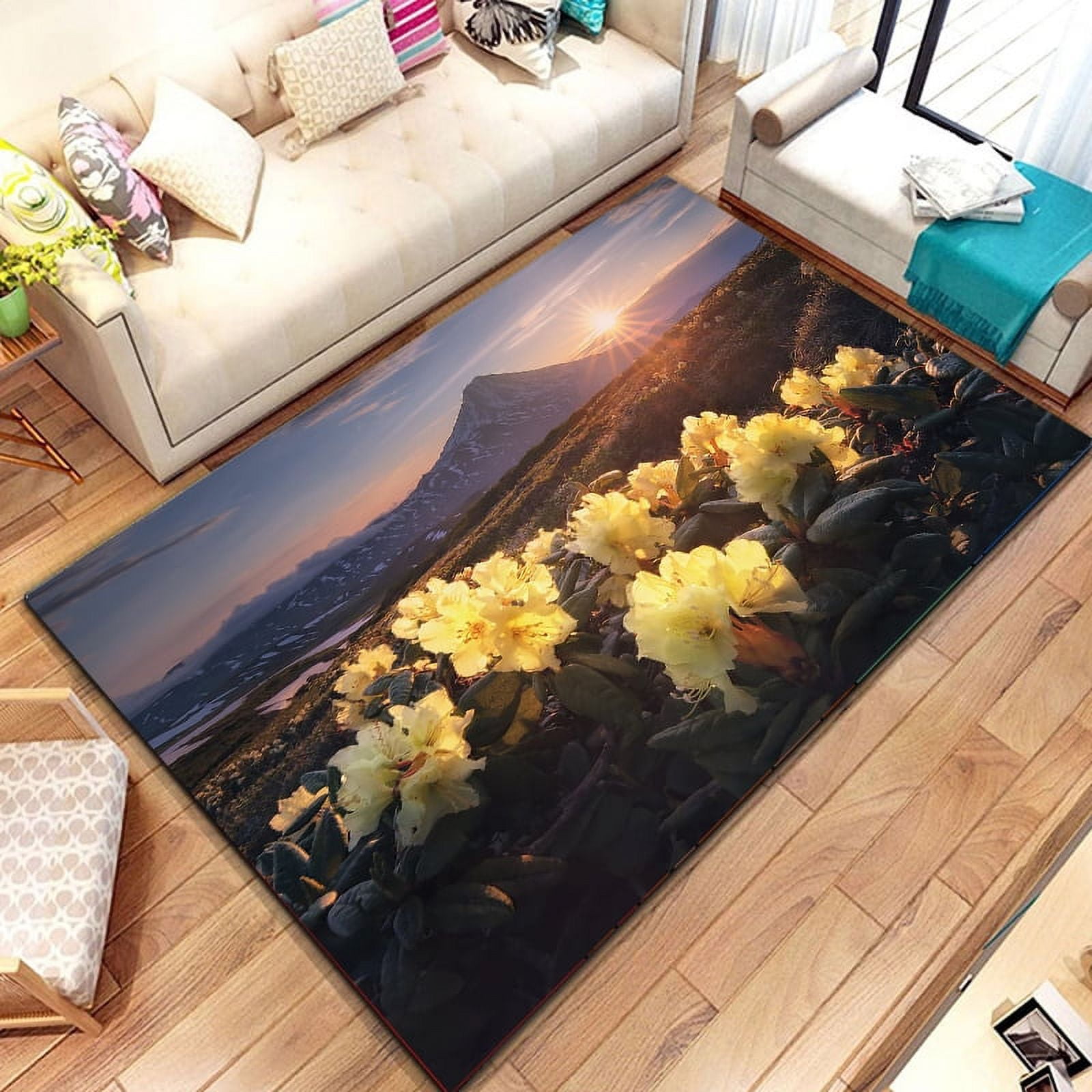 15 Size Sunrise Scenery Carpet for Living Room Home r Large Area Rug ...