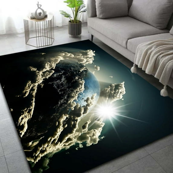 15 Sizes 3D Planet Pattern Rug for Bedroom Living Room Anime Carpets ...