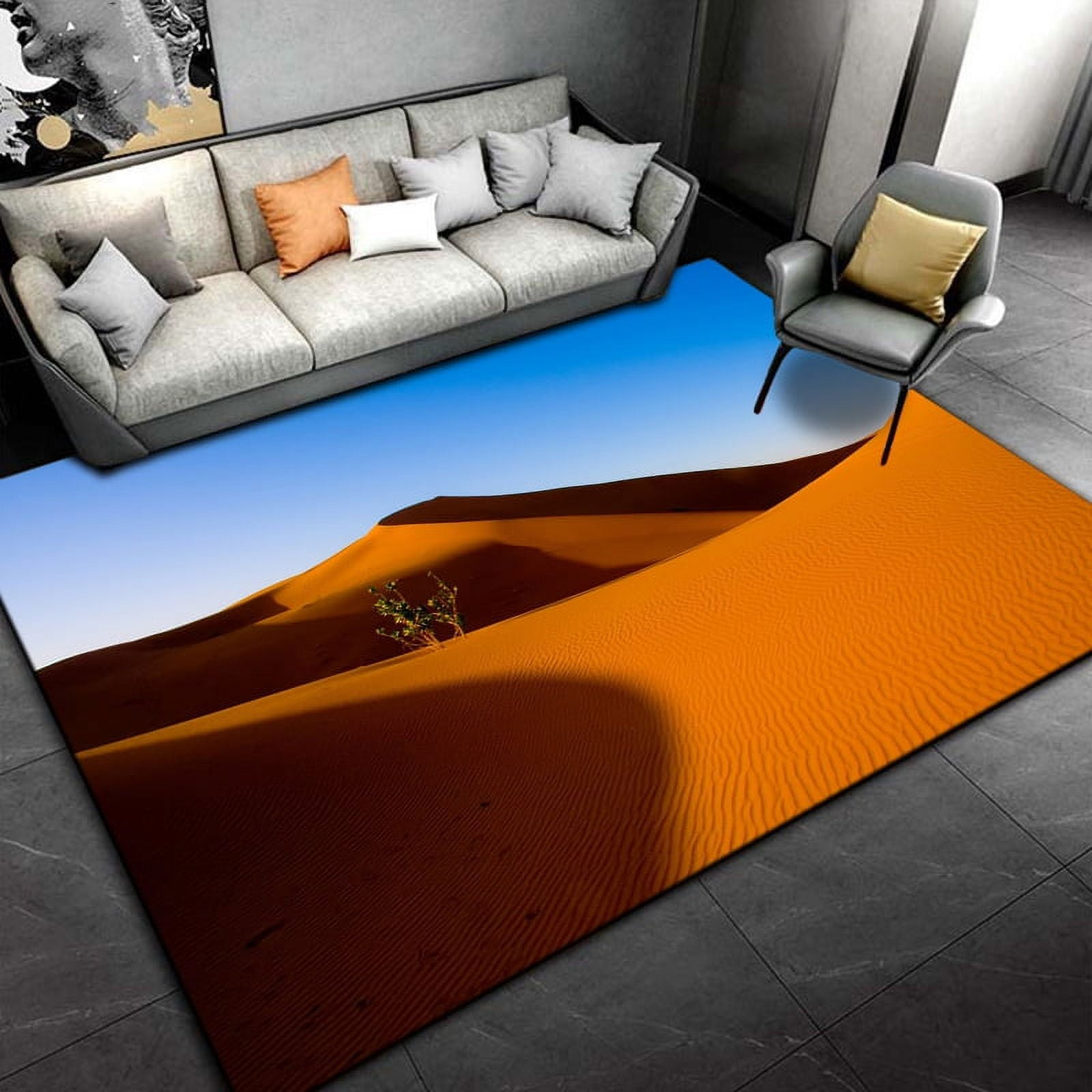 15 Sizes Desert sand Printed Carpet Fashion Mat Non -slip Carpet Rug ...