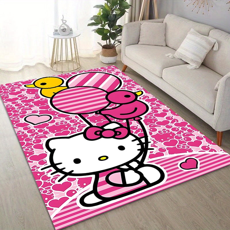 15 Sizes Sanrio Holle Kitty Printing Carpet for Living Room Bedroom ...