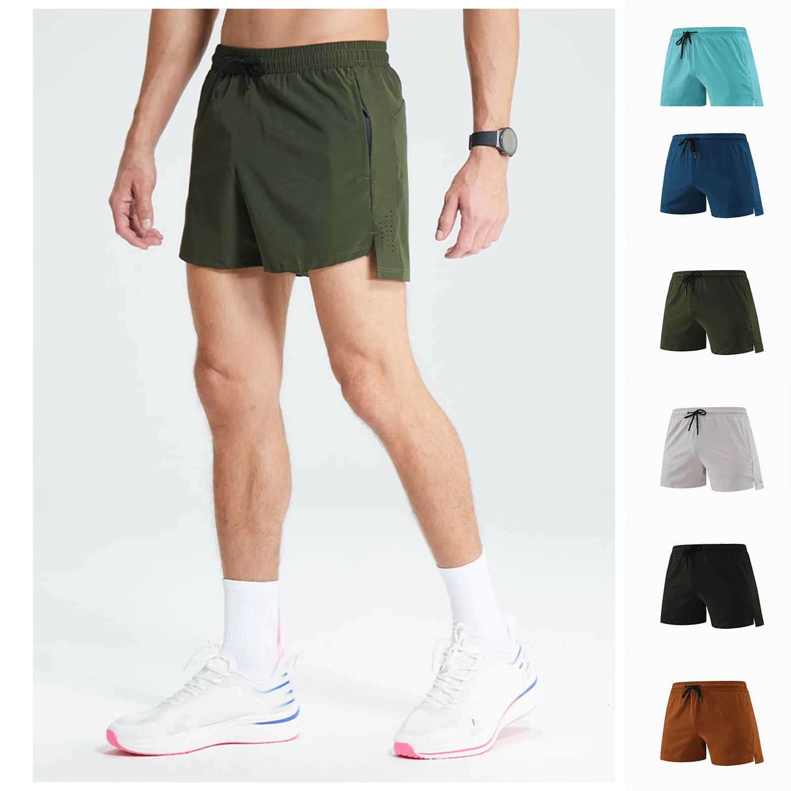 Under $15 Steals!Summer Fashion Plus Size Cargo Shorts for Men Solid ...