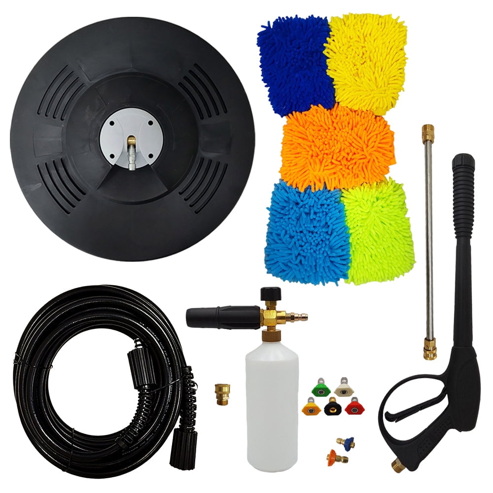 15" Surface Cleaner 3200 Psi, Hose M22 X M22 1/4" X 50', Pro-Gun , Gun ...