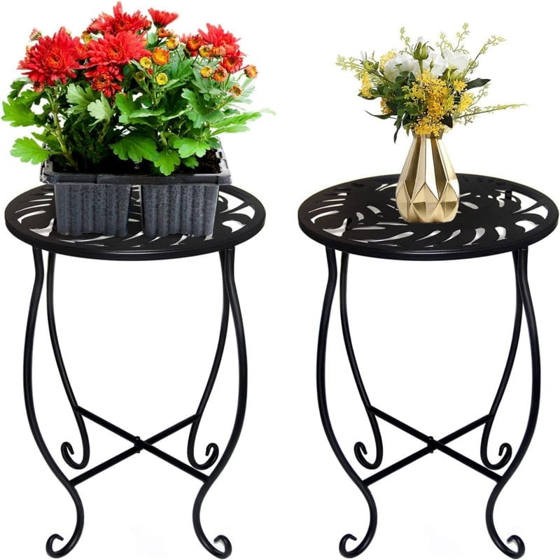 15'' Tall Round Plant Stand for Flower Pot - Walmart.com