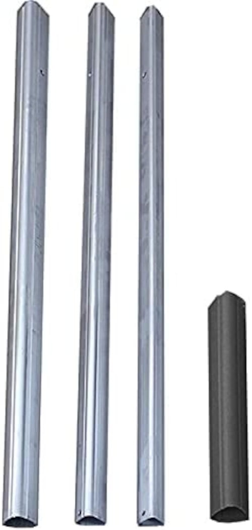15' Telescoping Aluminum Tri-Pole with Ground Socket - Walmart.com