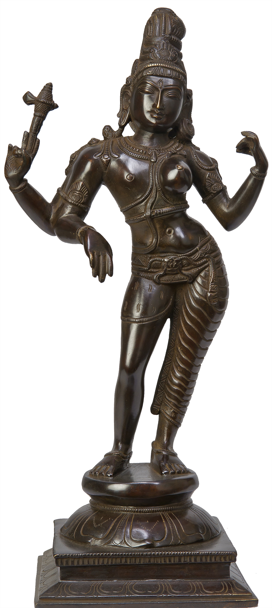 15" The Most Sacred and Auspicious of All Divine Forms In Brass ...