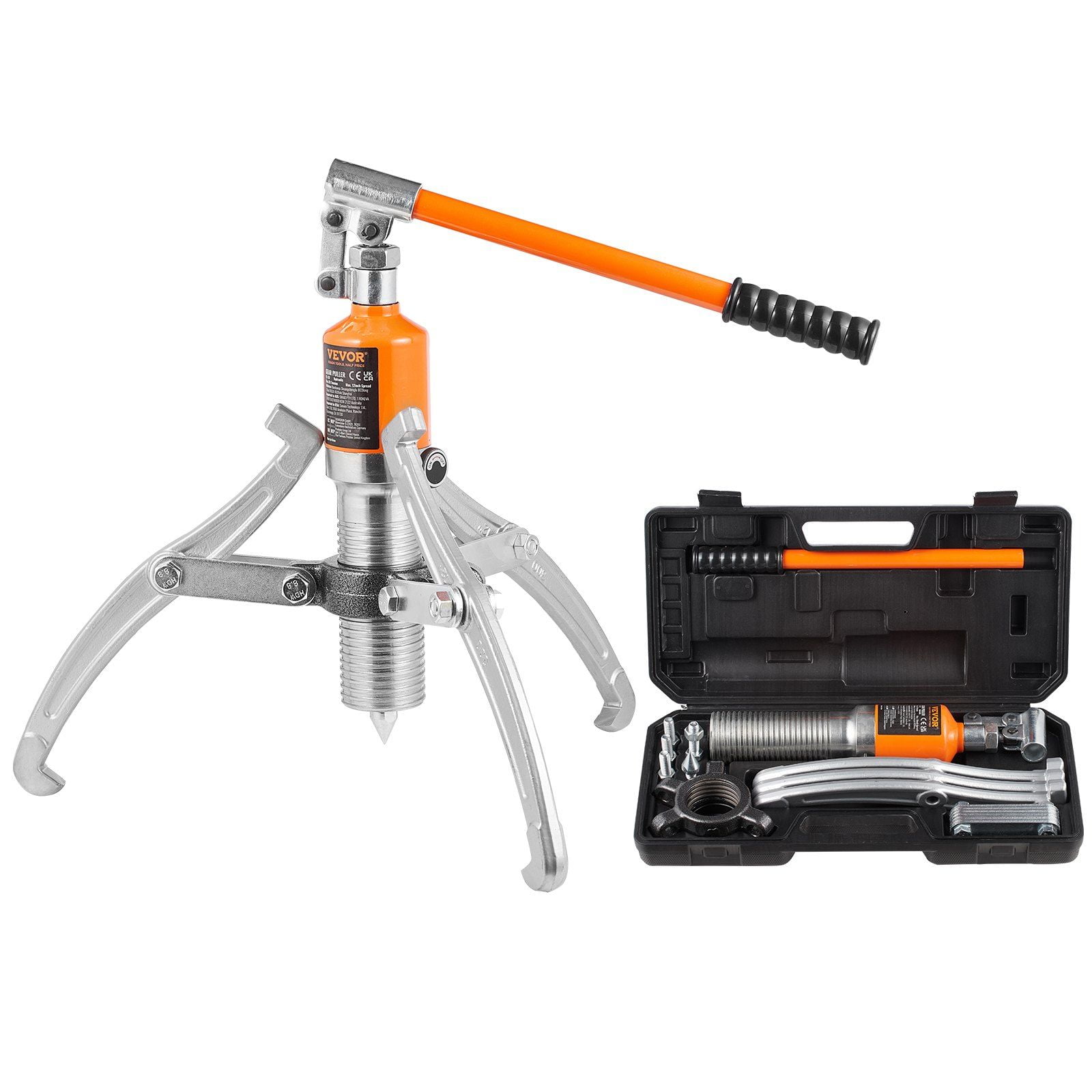 15 Ton Hydraulic Gear Puller 12 Inch Jaw Wheel Bearing Pulling ...
