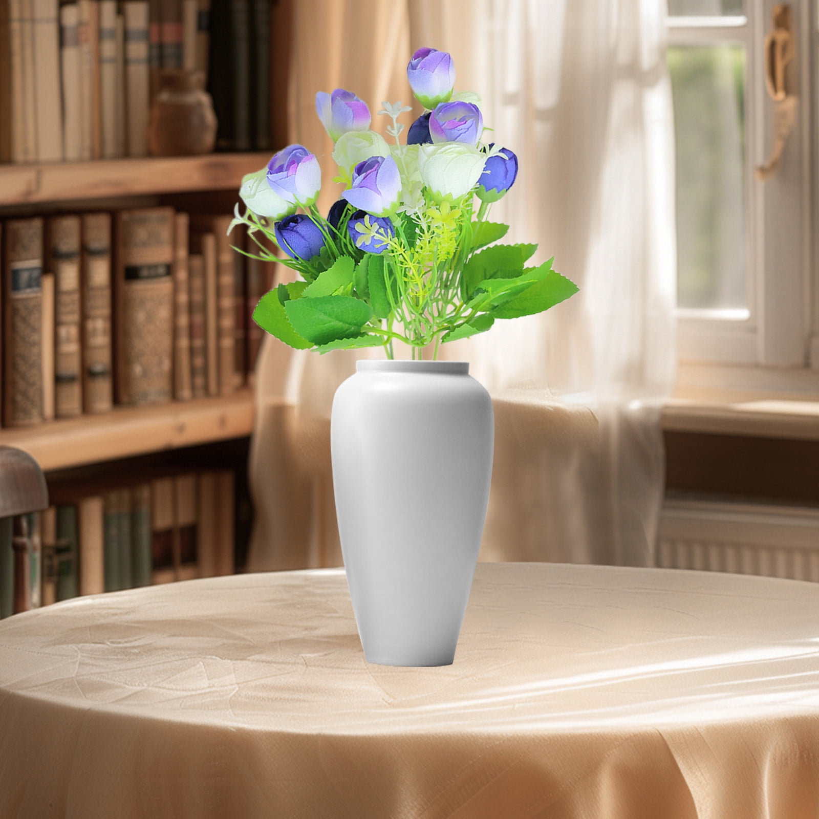 15 Tulips Magnolia Buds Artificial Flowers - Waterproof Silk Flowers ...