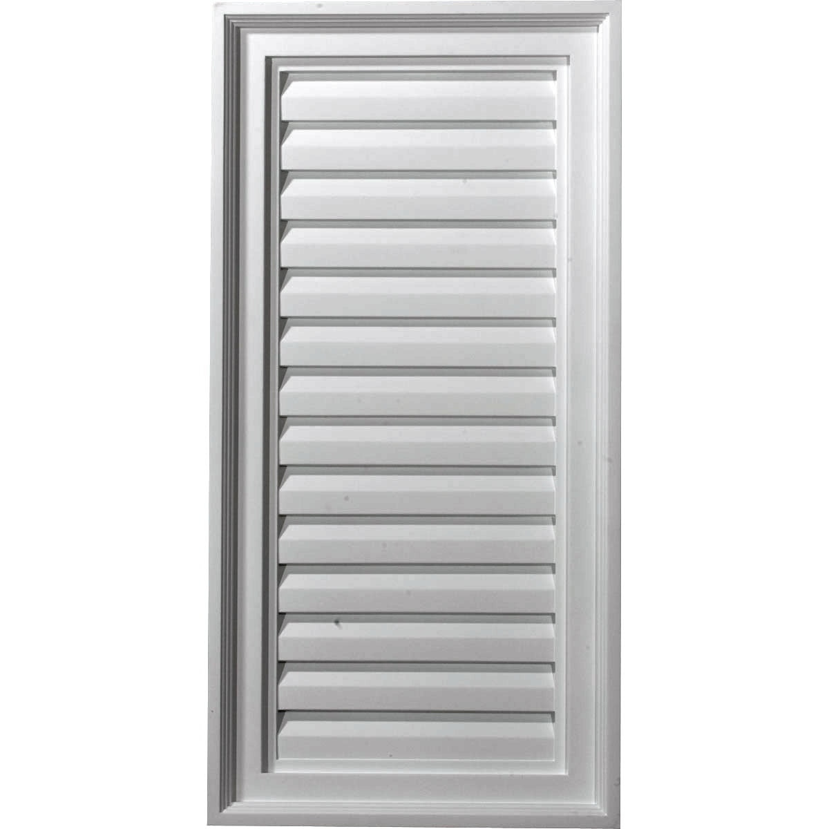 15"W x 18"H Rectangle Urethane Gable Vent Louver, Non-Functional ...
