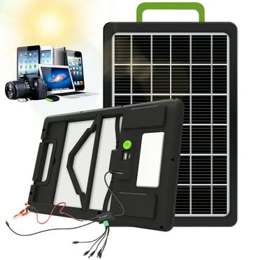 Portable Solar Generator USB Charger 6V 9W Solar Panel Power Storage ...